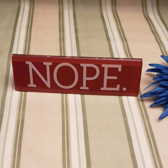Office | Nope Office Desk Sign | Poshmark